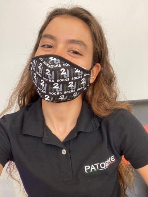 Anet Barrera in the Joe Martin bike race | COPACI