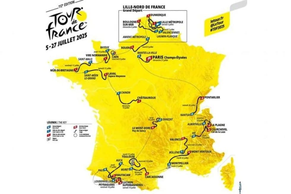 Some details of the Tour de France 2025 unveiled | COPACI